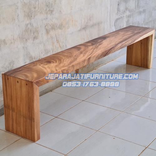 Jual bangku minimalis kayu trembesi solid , bench bangku taman - Kab ...