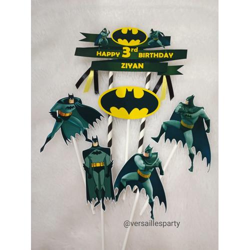 Jual Topper Batman / cake topper Batman / hiasan Kue Batman - Kota ...