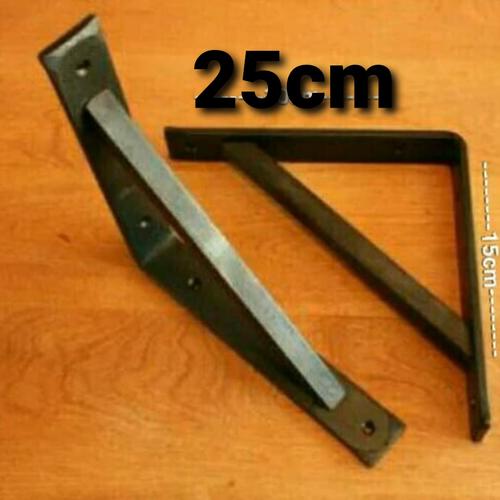 Jual siku meja ambalan 25cm HARGA 1 PCS rak siku /bracket siku dinding ...