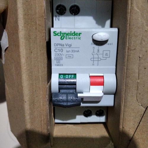 Jual 19623 RCBO RCCB DPNa Vigi 1p+n 10A 1P + N 10A 30mA SCHNEIDER - 16A ...