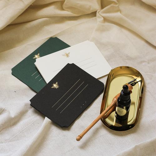 Jual Bee Greeting Card | Blank Card | Stationery | Custom Card - Hitam ...