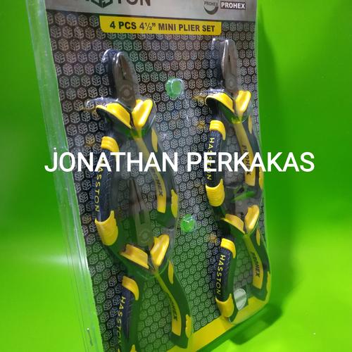 Jual tang mini haston prohex/tang set kecil haston/tang isi 4pcs haston ...