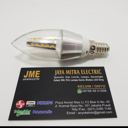 Jual Lampu Candle 5Watt Fitting E14 - Kuning - Putih - Jakarta Pusat - Jaya Mitra Electric ...