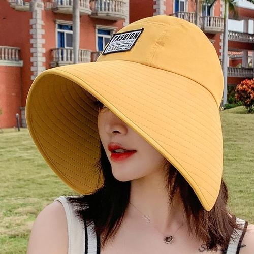 Jual Topi Pelindung Dari Sinar Uv Topi Pantai Wanita-Kuning - Jakarta ...