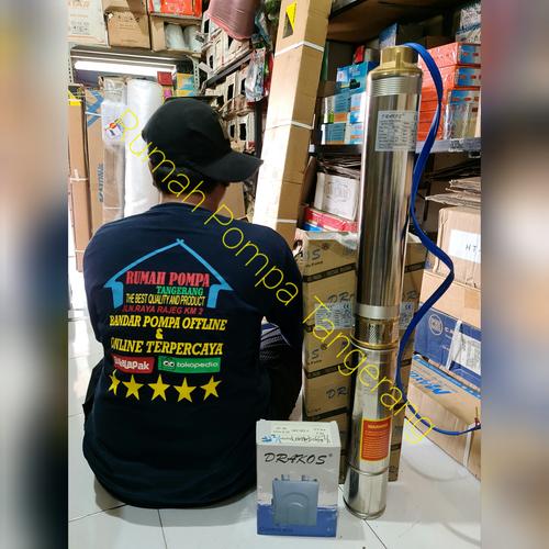Jual Pompa air satelit submersible drakos 1hp 4" plus control box - Kab ...