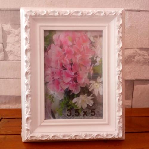 Jual Frame Foto Kayu Ukir 3R Warna Putih - Jakarta Utara - YBframe ...