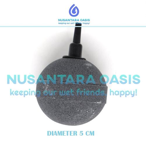 Jual AIRSTONE JUMBO 5 CM ABU ABU BATU AERATOR AIR STONE BULAT BASO ...
