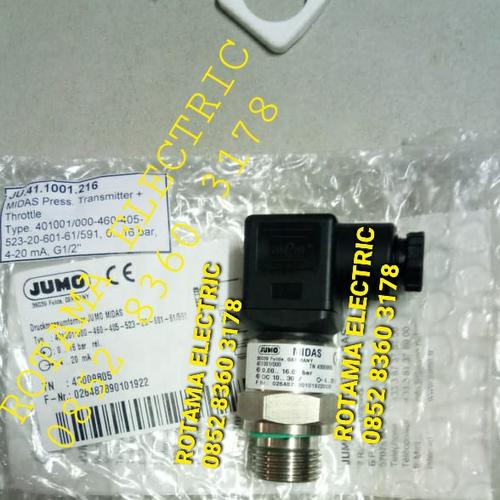 Jual Pressure Transmitter 0-16Bar ~ 25Bar G1/2 Jumo Midas Germany ...