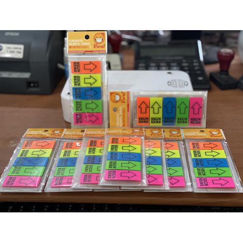 Jual Sign Here Sticker Merk Pronto / Tanda Tangan - Kota Medan - Mamre ...