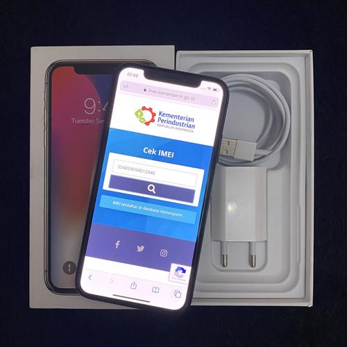 Jual iphone x 256gb space gray ibox bh 100%ex ibox PA/A - Kota ...