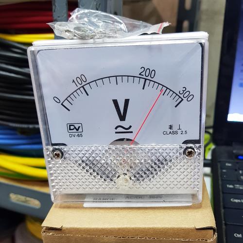 Jual Volt Meter FT-45V Analog Voltmeter body 45 mm - 500V - Jakarta ...