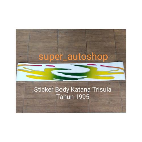 Jual stiker / sticker body katana 95 trisula #superauto #mobil ...