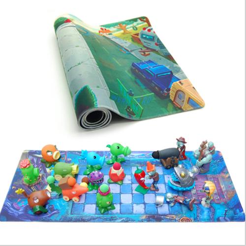 Jual Map plants vs zombie 40x90 cm giant zombie mat game peashooter ...
