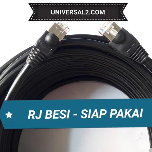 Jual Kabel lan STP FTP Cat 6 Spectra Outdoor RJ45 Besi Siap Pakai 40 ...