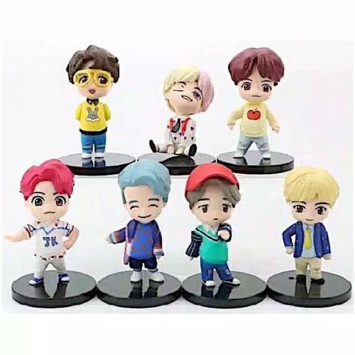 Jual Miniatur KPOP Boyband Korea RM Jin Suga Jhope Jimin V Jungkook 1 ...