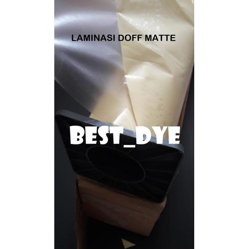 Jual Plastik Laminasi Dingin DOFF MATTE 100 GR, A4= 21 CM x 45 M, 1 ...