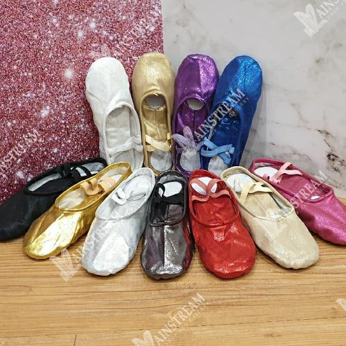 Jual Sepatu Ballet Performance/Semi kulit Shiny - 37, Grey - Jakarta ...