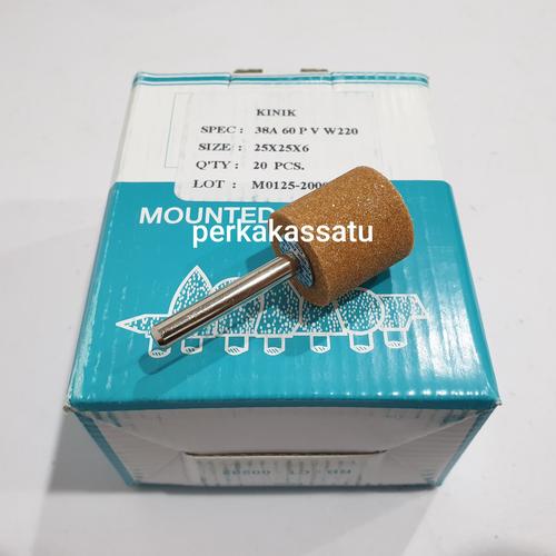 Jual BATU GERINDA BOTOL W220 25 X 25 X 6 MM KINIK MOUNTED STONE - Kota ...