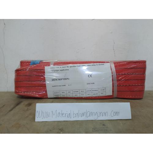 Jual Sling Kain 5 Inch x 3 Meter Beban 5 Ton Webing Seling Belt Kuning ...