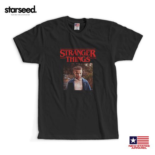 Jual STRANGER THINGS Logo / Kaos Film Movie TV Series - Putih, M - Kota ...