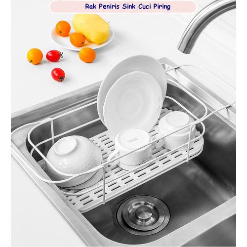 Jual AD161 Rak Peniris Penyimpanan Sink Cuci Piring Dish Drain Storage ...