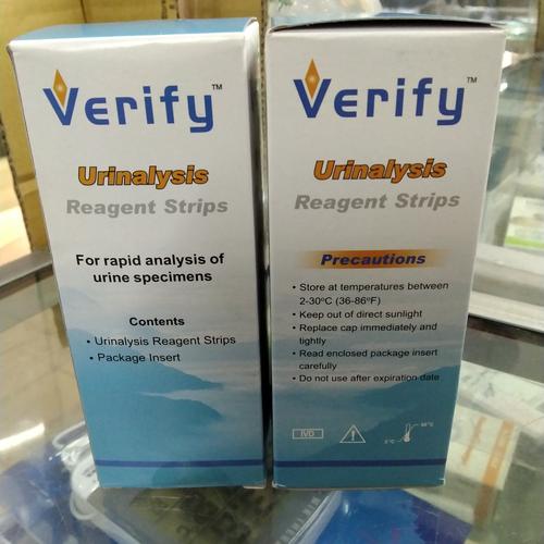 Jual Strip Urine Verify 3 Parameter 3P Urinalysis Reagent Strip isi 100 ...