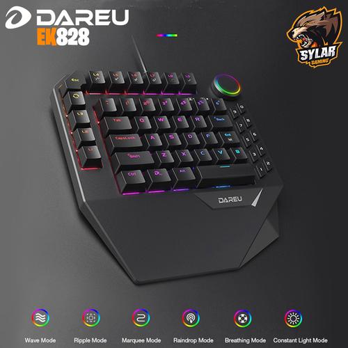 Jual Dareu EK828 One Handed RGB Backlit Mechanical Gaming Keyboard ...
