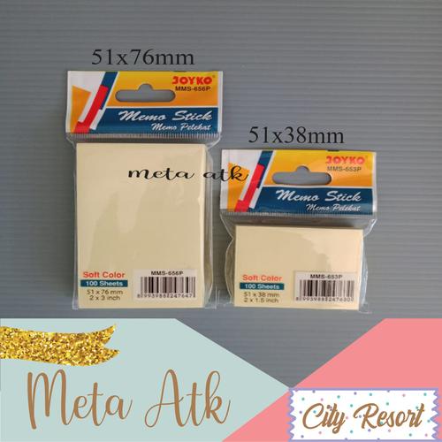 Jual Memo Stick / Sticky Note / Kertas Memo / Memo Tempel Joyko - Besar ...