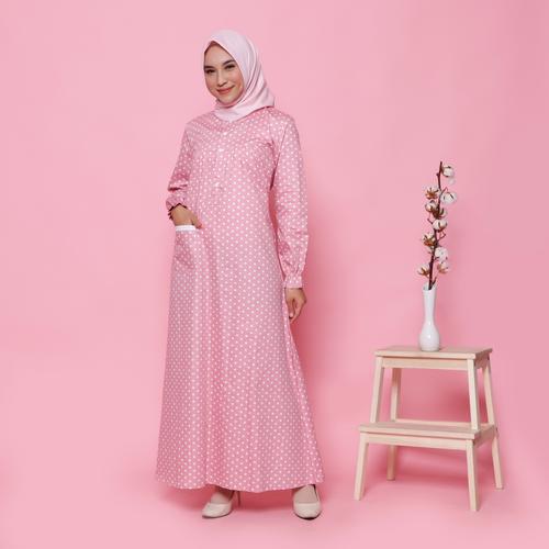 Jual Homy Dress Katun Jepang Polkadot PINK - S - Kota Bandung - SWITYCO ...