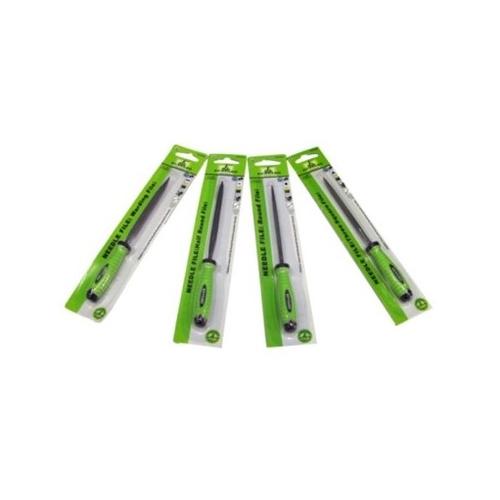 Jual KIKIR BESI 4 INCH BULAT PLAT FLAT SEGITIGA BULAT HANDLE KARET ...
