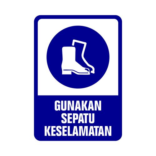 Jual RAMBU GUNAKAN SEPATU KESELAMATAN 35CM X 50CM PLAT ALUMUNIUM - Kota ...