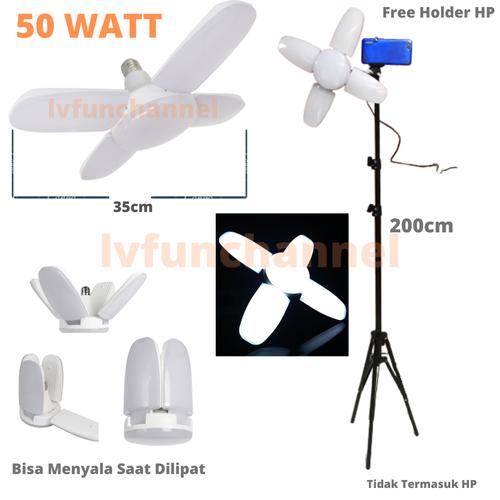 Jual Ring Light / Ringlight LED Model Kipas / Fan Light 50 Watt - Putih ...
