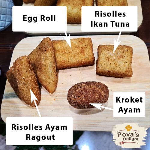 Jual Snack Risol Risolles Kroket Eggroll Lumpia Pastel Tahu Seafood ...