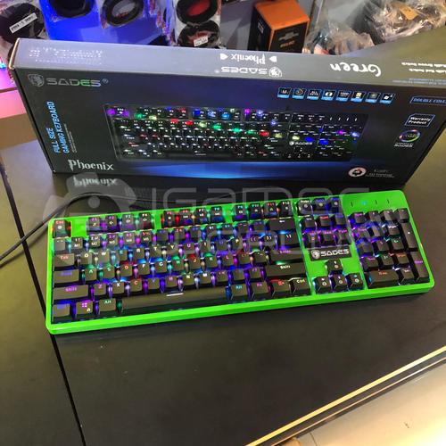 Jual Sades Phoenix Green Kailh Switch Fullsize Mechanical Gaming ...