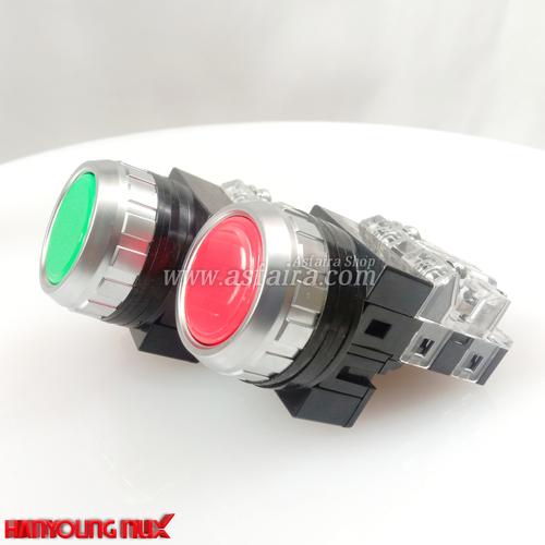 Jual Push button switch Hanyoung nux/Tombol saklar berkualitas - Merah ...