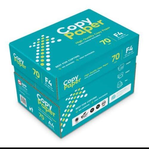 Jual Kertas HVS Copy Paper Blue ( CPB ) F4 70 gr 1 dus / 5 Rim - Kota ...