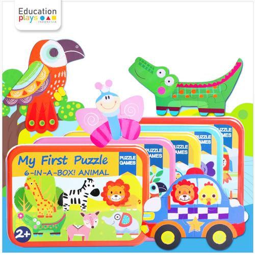 Jual Jigsaw Puzzle Anak 6in1 My First Puzzle/ Mainan Edukatif /Puzzle ...