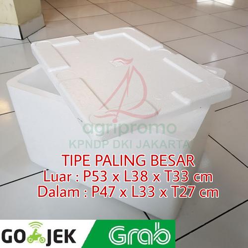 Jual Styrofoam Box / Box Gabus PALING BESAR / 47 cm / 40 Liter GOSEND ...