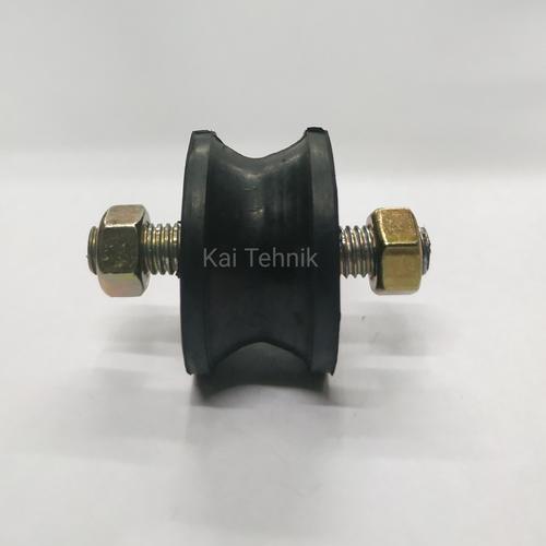 Jual Karet engine mounting model pinggang 35 x 20 mm baut m8 atau 8 mm ...