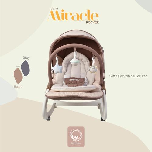 Jual Bouncer Baby Elle /BabyElle Miracle Rocker UC 40 - Grey, Non ...
