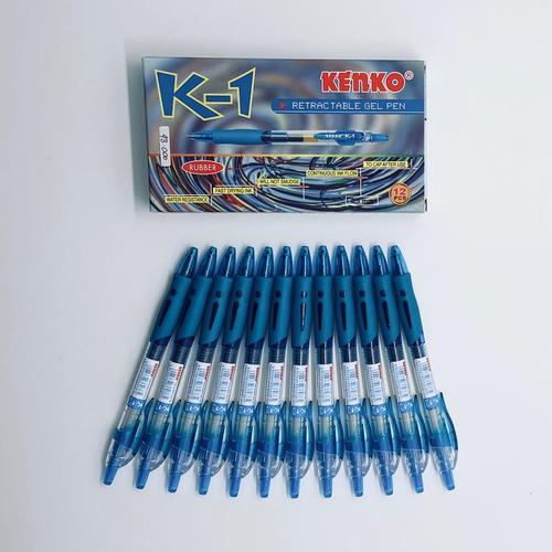 Jual Bolpen Pen Tinta Biru Gel Pen Kenko Retractable K1 / 1 Pak - Kab. Bekasi - TAP Cikarang ...