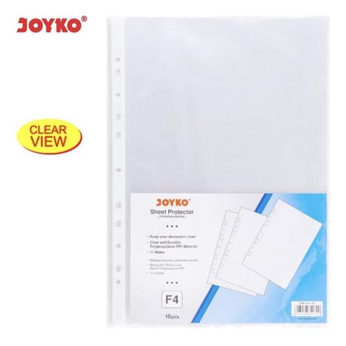Jual Sheet Protector Pelindung Kertas Joyko SHP-201-10 F4 - Jakarta ...
