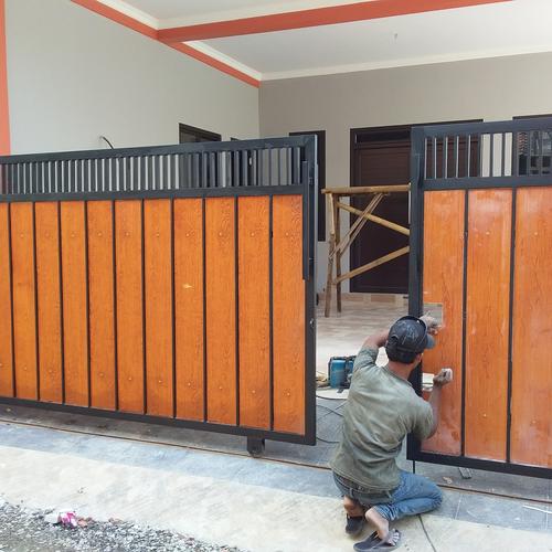 Jual pagar dorong kombinasi grc besi holo galpanis - Kota Depok ...