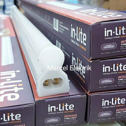 Jual Lampu TL LED T5 20W + kap 1set komplit 120cm putih 6500K - Putih ...