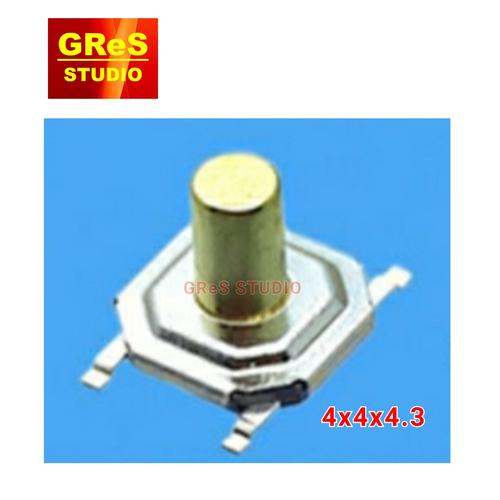 Jual Micro Switch SMD 4x4x4.3mm Waterproof Tactile Push Button Switch ...