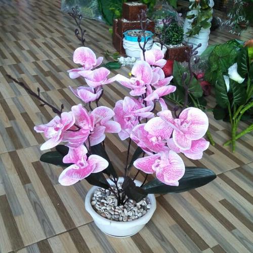 Jual Bunga Sintetis Anggrek Dengan Pot - Kab. Bogor - Jasa Tukang Taman ...