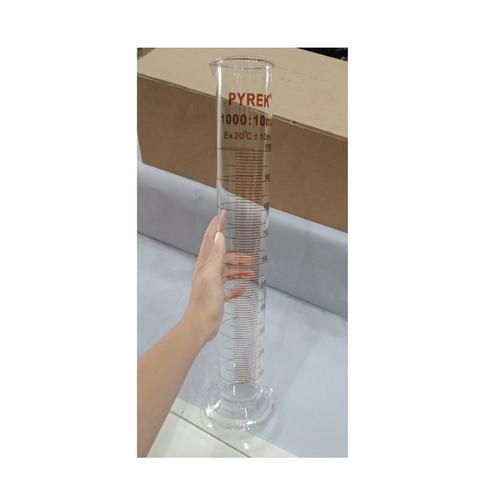 Jual Gelas ukur 1000 pyrex/ Measuring cylinder 1000 ml pyrex / Gelas ...