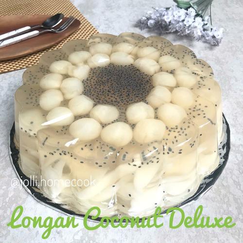 Jual Pudding Longan Coconut Deluxe / Puding Buah Kelapa / Pudding Bday ...