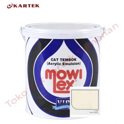 Jual Mowilex Emulsion Interior E5000 VIP 5000 PUTIH MAWAR (20 liter ...