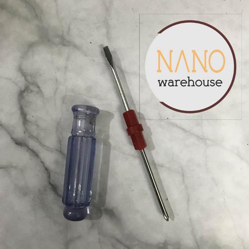 Jual Obeng 2 Way Timbal Balik Transparan KECIL / Obeng Bunga / Obeng ...